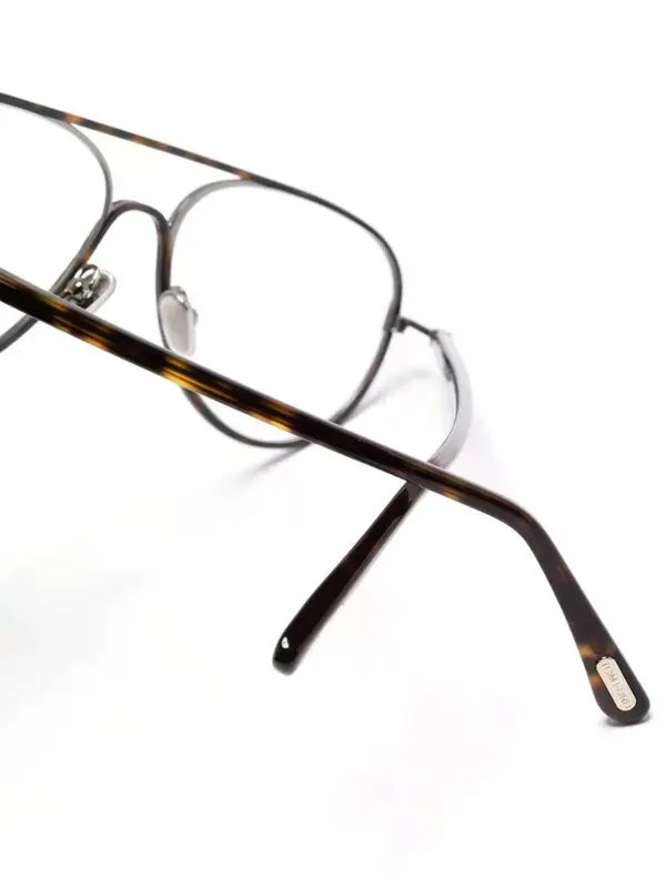 TOM FORD Pilot Frame Glasses - Brown