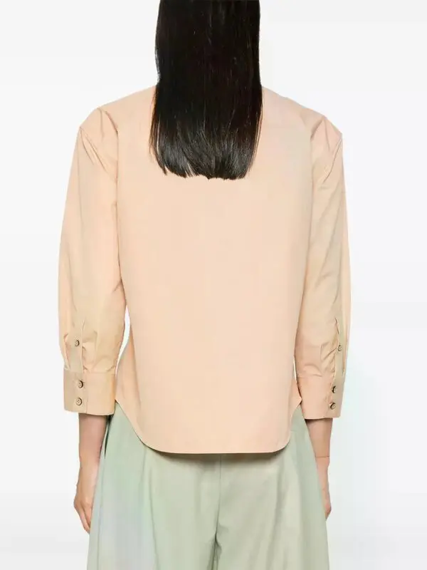 JIL SANDER Pointed Collar Cotton Shirt