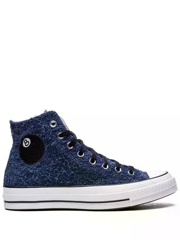 CONVERSE X Stüssy Chuck 70 8-ball High Top Sneakers