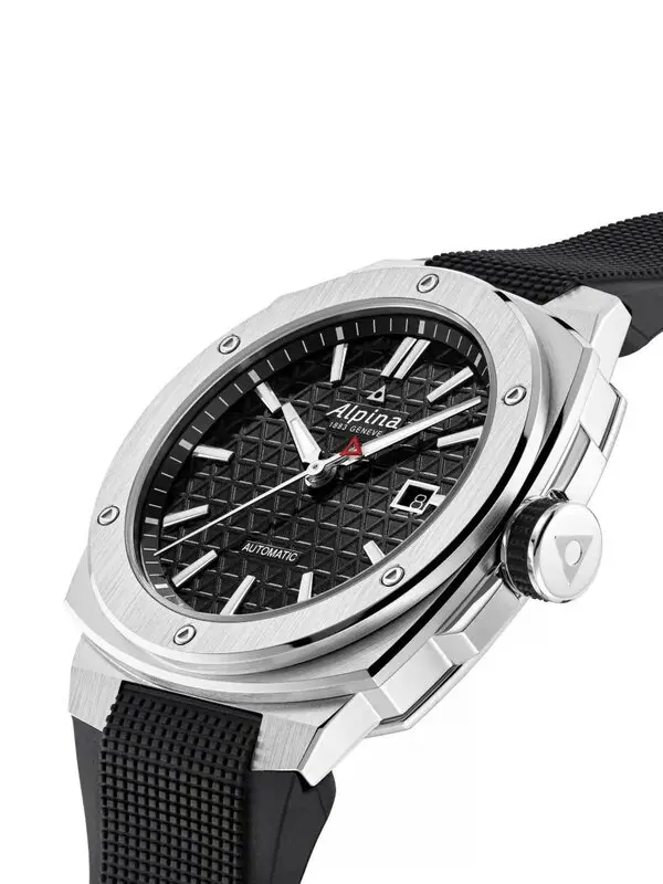 ALPINA Automatic 42.50mm Stainless Steel Diver Watch With Rubber Strap