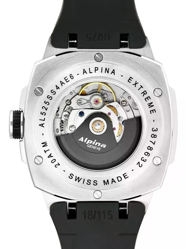 ALPINA Automatic 42.50mm Stainless Steel Diver Watch With Rubber Strap