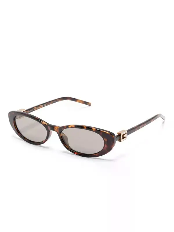 Gucci Cat-eye Sunglasses With Crystal Embellishments