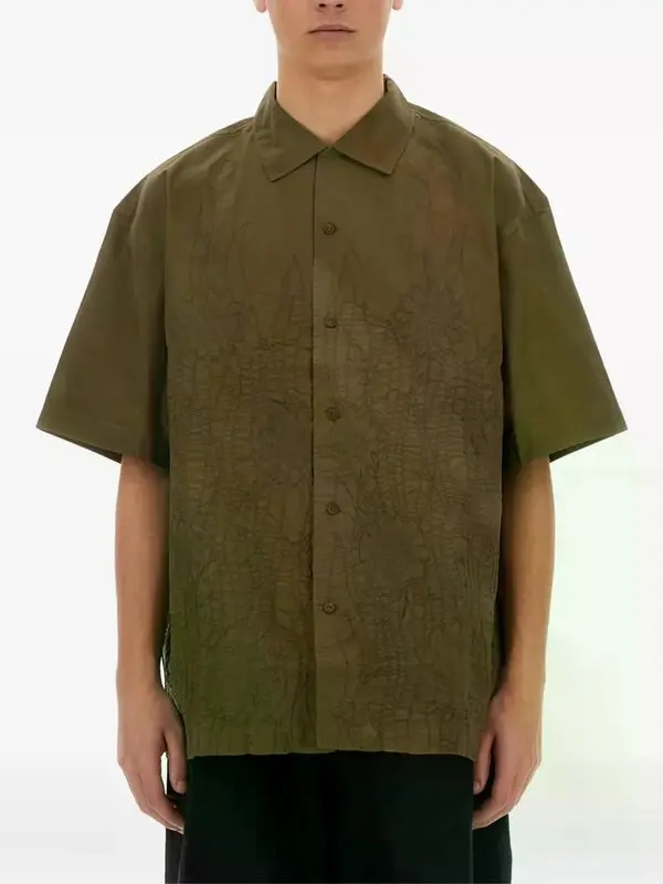 You Must Create Ciders Embroidered Short-sleeves Shirt