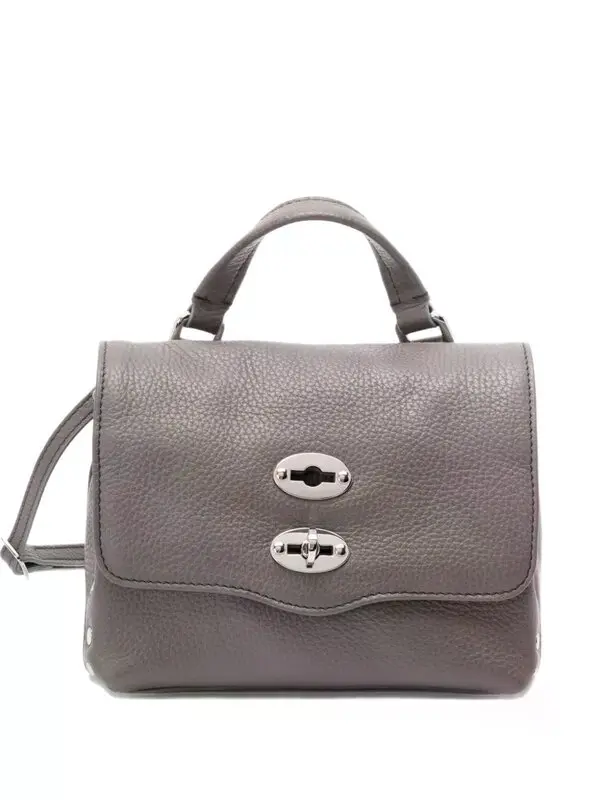 ZANELLATO Baby Postina Leather Tote - Grey
