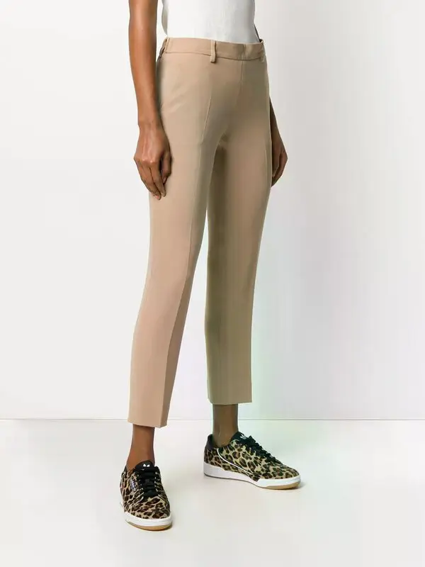 Alberto Biani Pleated Cropped Trousers
