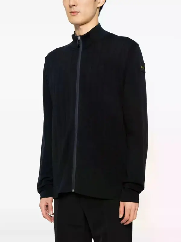 BOSS Zardin Zip-up Cardigan