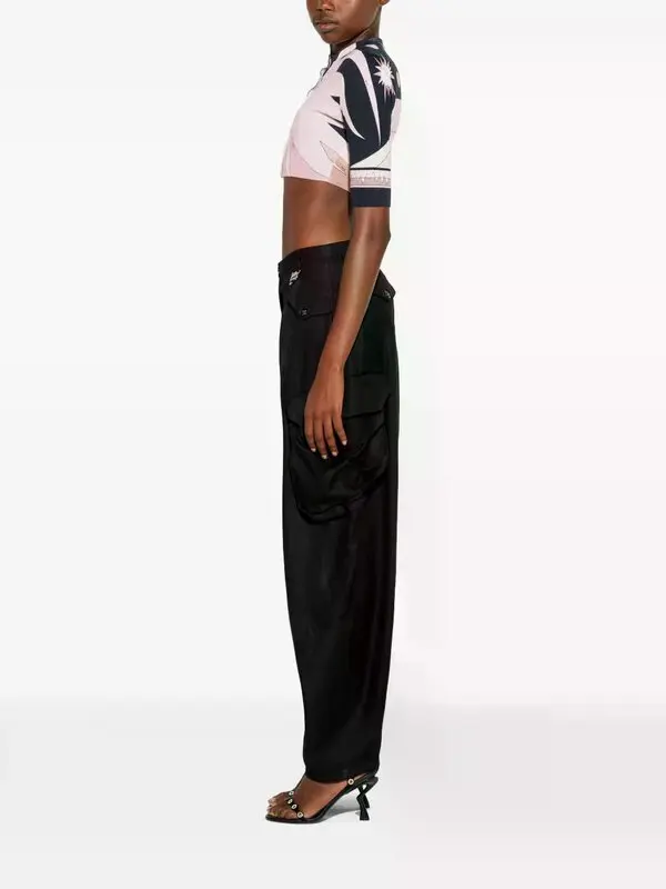 Emilio Pucci Stella Print Cropped Cardigan