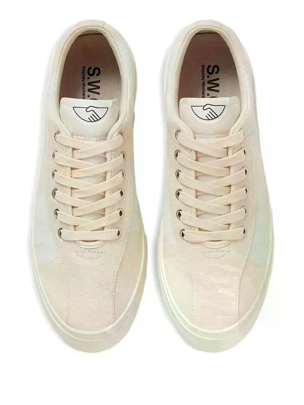 S.W.C STEPNEY WORKERS CLUB Dellow Cup Floral Print Lace-up Low-top Sneakers