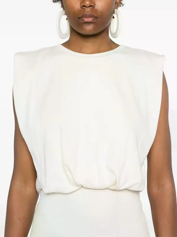 Johanna Ortiz Muraya Ribbed Knit Top - Neutrals