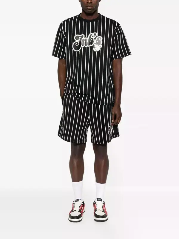 INBETWEENERS Striped T-shirt - Black