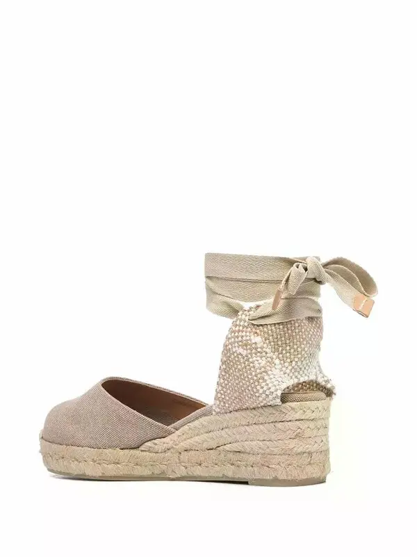 CastaÑer Lace-up Wedge Espadrilles