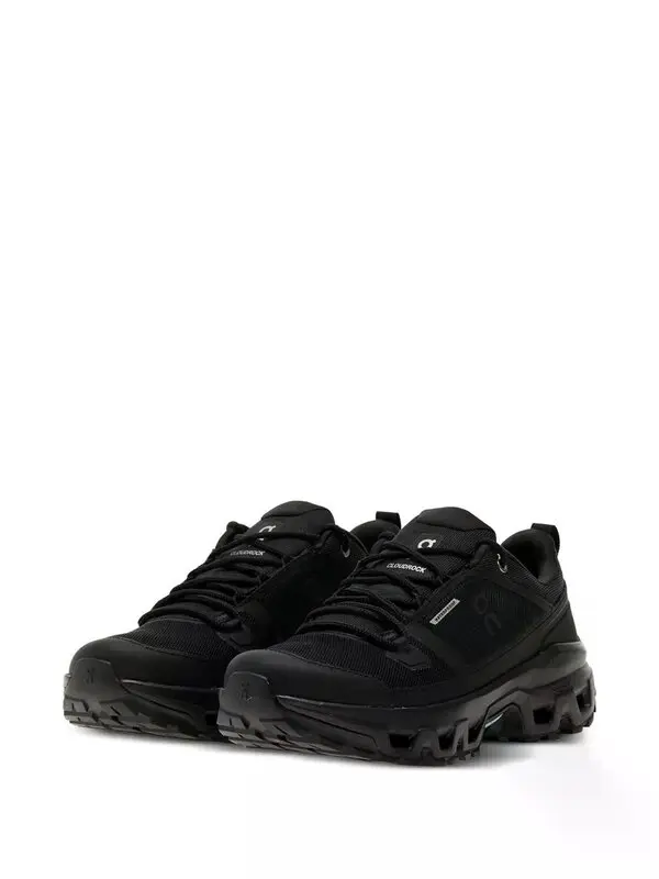 On Cloudrock Low Wp Sneakers - Black