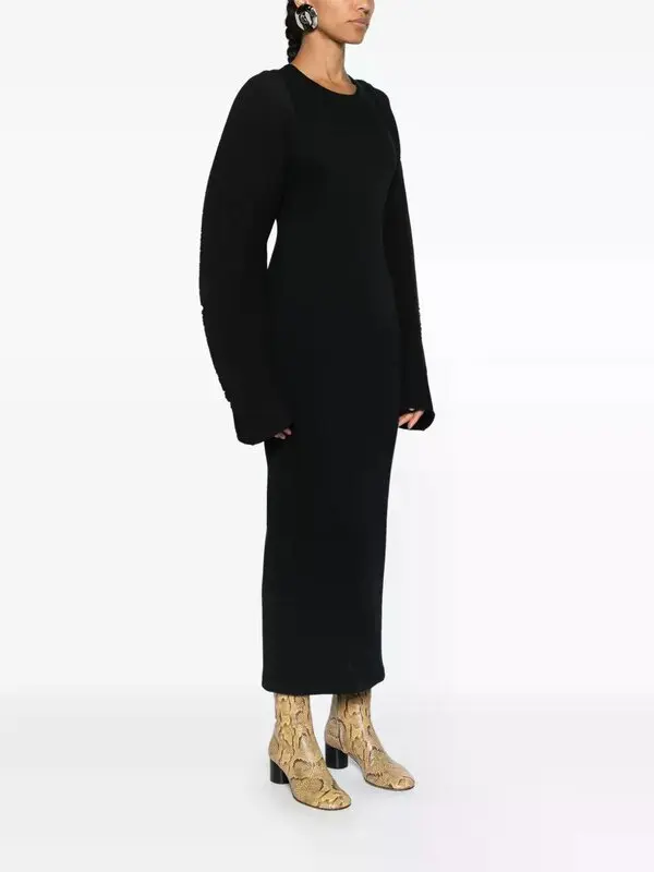 Nanushka Sculpted Sleeve Midi Dress