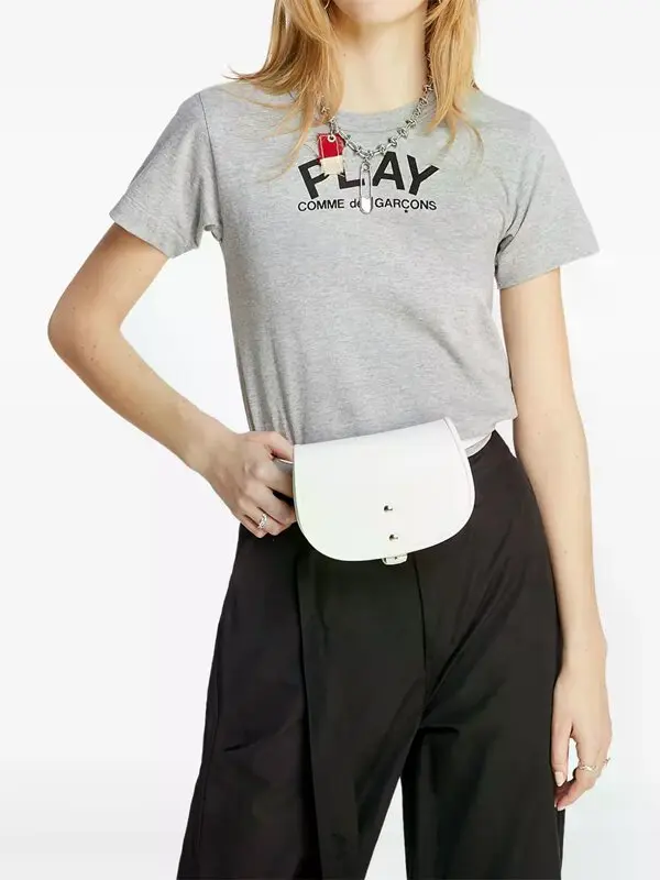 Play Comme Des Garcon Graphic Print T-shirt - Grey