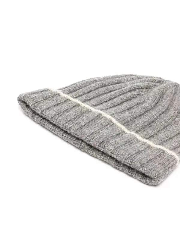Brunello Cucinelli Cashmere Beanie - Grey