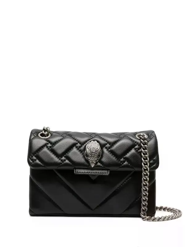 Kurt Geiger Kensington Leather Shoulder Bag - Black