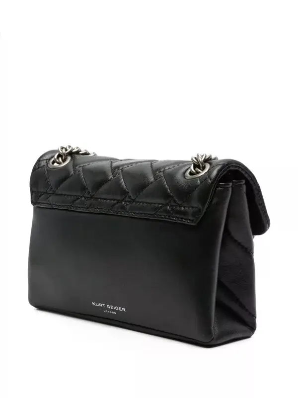 Kurt Geiger Kensington Leather Shoulder Bag - Black