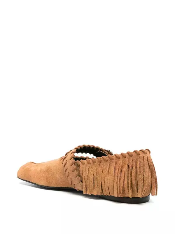 Coperni Suede Fringe Detail Pumps