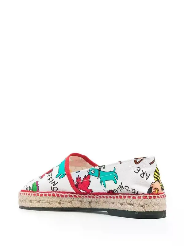 Dsquared2 Maple-leaf Logo-print Espadrilles