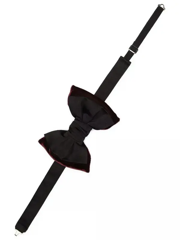 Dsquared2 Velvet Trimmed Bow Tie