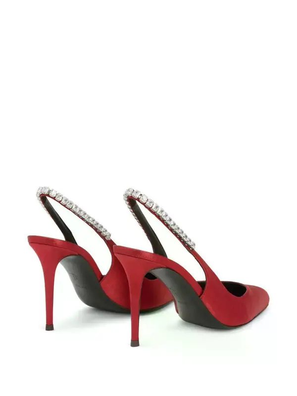 GIUSEPPE ZANOTTI 90mm Embellished Slingback Pumps