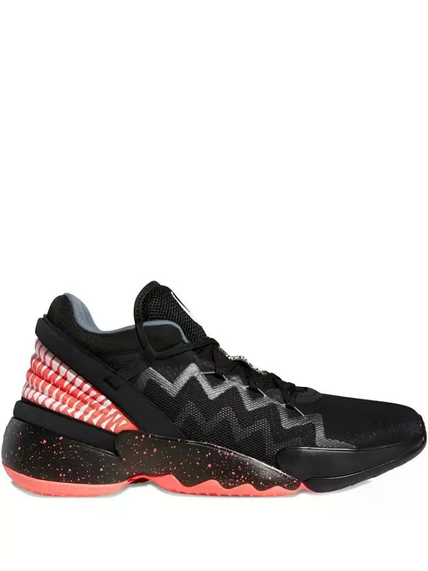 Adidas D.o.n. Issue #2 Venom Graphic Print Lace-up Sneakers - Black