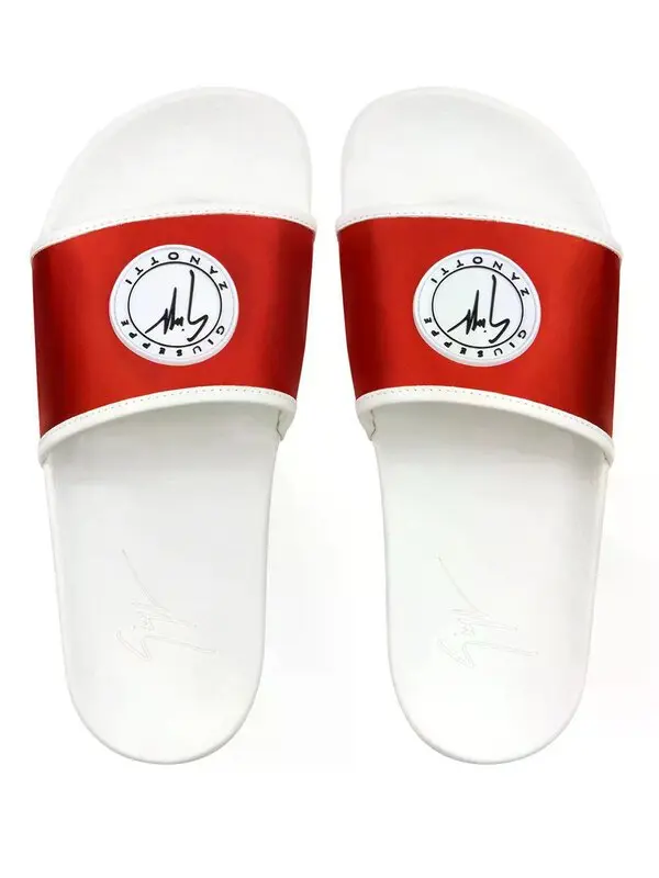 GIUSEPPE ZANOTTI Brett Slides - Red
