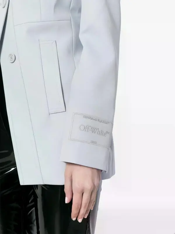 Off-White Logo-embroidered Tailored Blazer