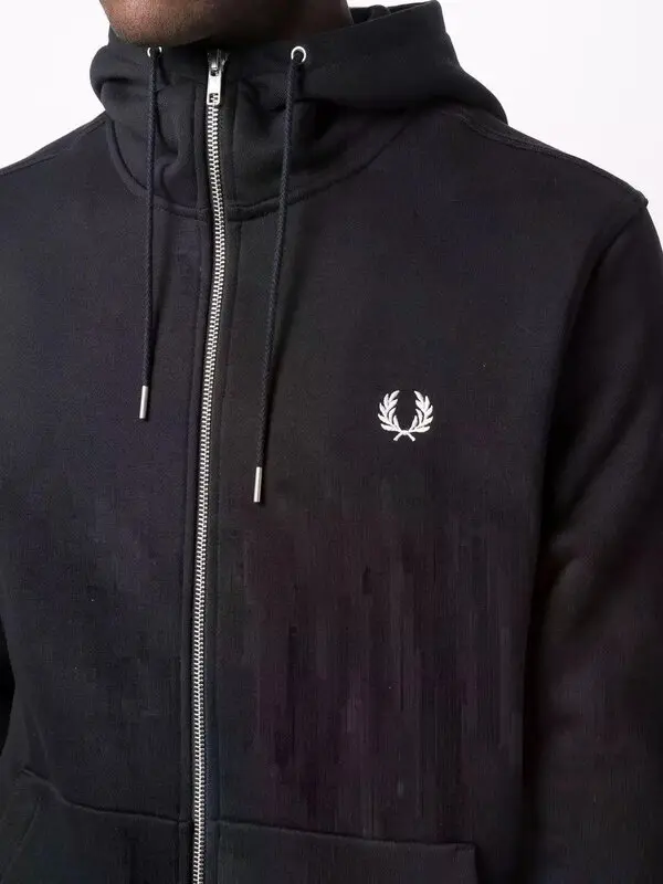 Fred Perry Logo-embroidered Hoodie