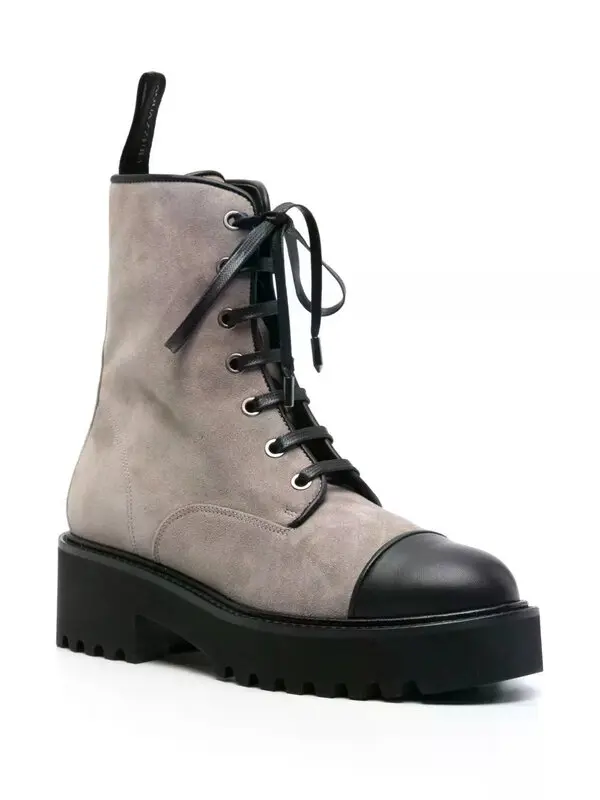 AQUAZZURA Desert Suede Lace-up Boots