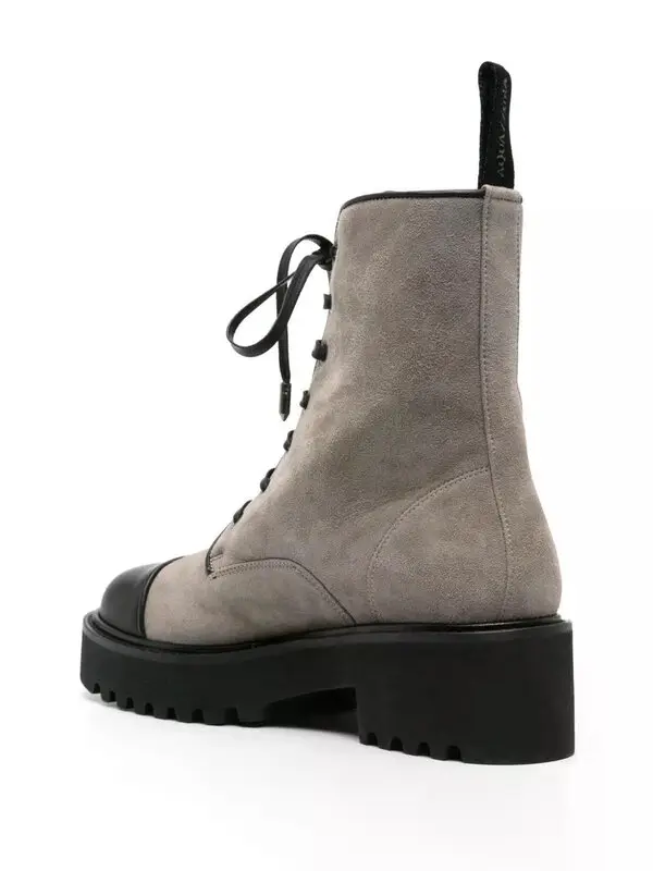 AQUAZZURA Desert Suede Lace-up Boots