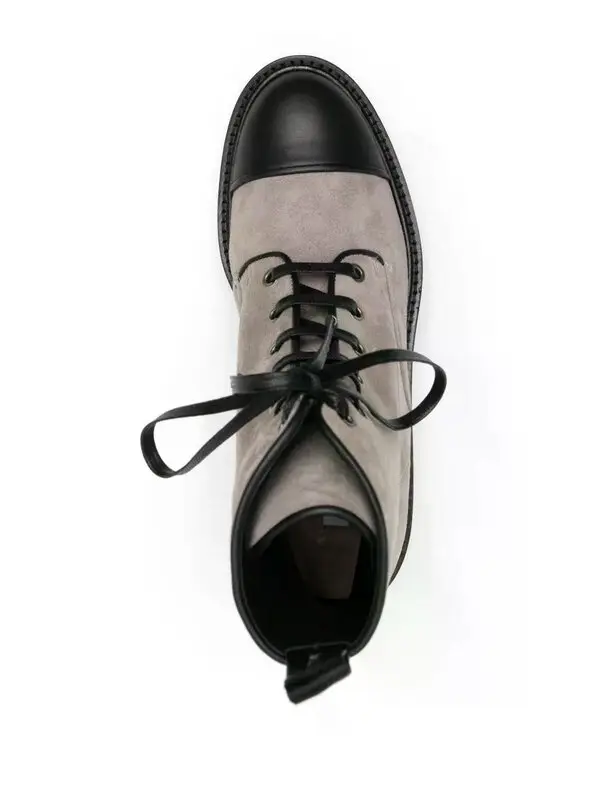AQUAZZURA Desert Suede Lace-up Boots