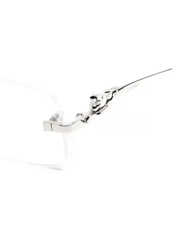 Cartier Rimless Square Frame Glasses