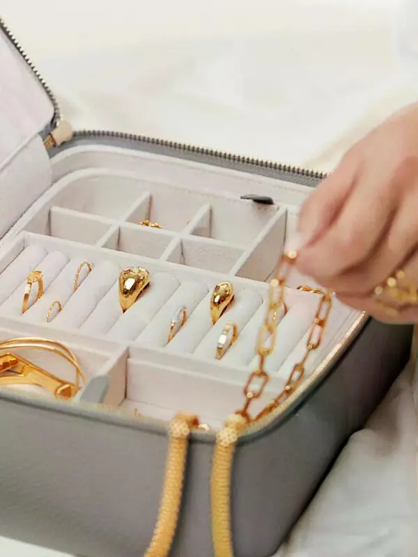 Monica Vinader Leather Jewellery Box