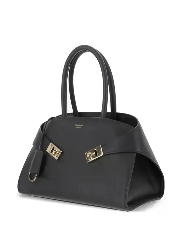 FERRAGAMO Hug Tote Bag - Black