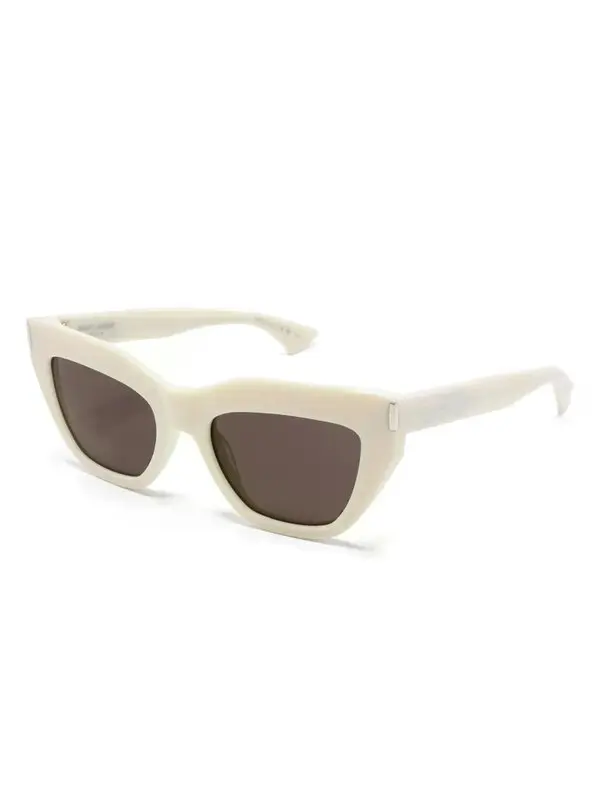 Saint Laurent Cat Eye Frame Sunglasses - Neutrals