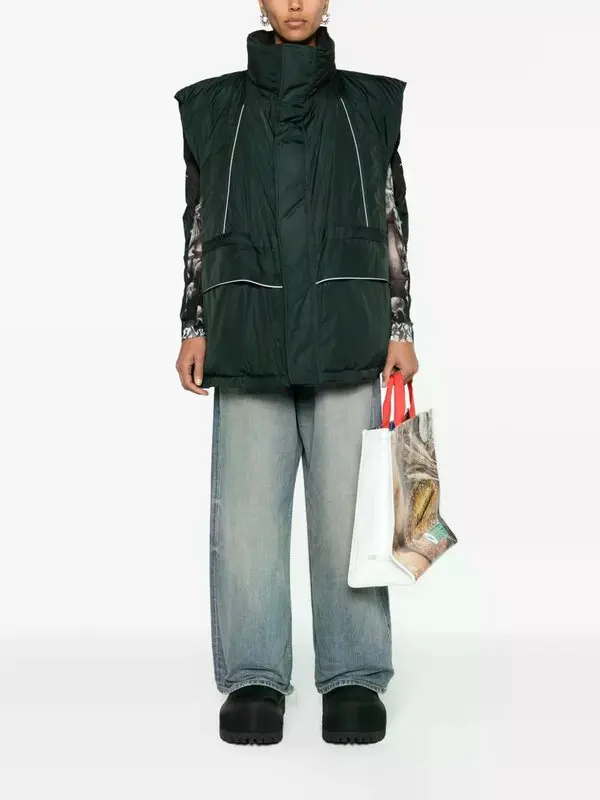 Balenciaga Logo-print Padded Gilet