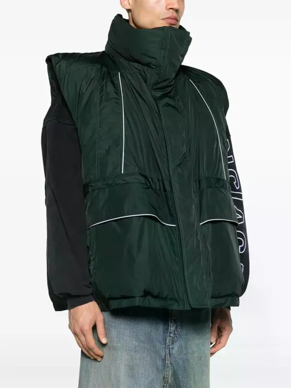 Balenciaga Logo-print Padded Gilet