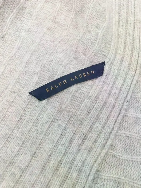 Ralph Lauren Cashmere Cable-knit Blanket