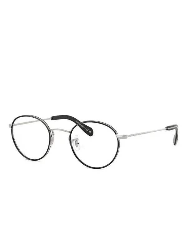 Oliver Spencer Round-frame Glasses - Black