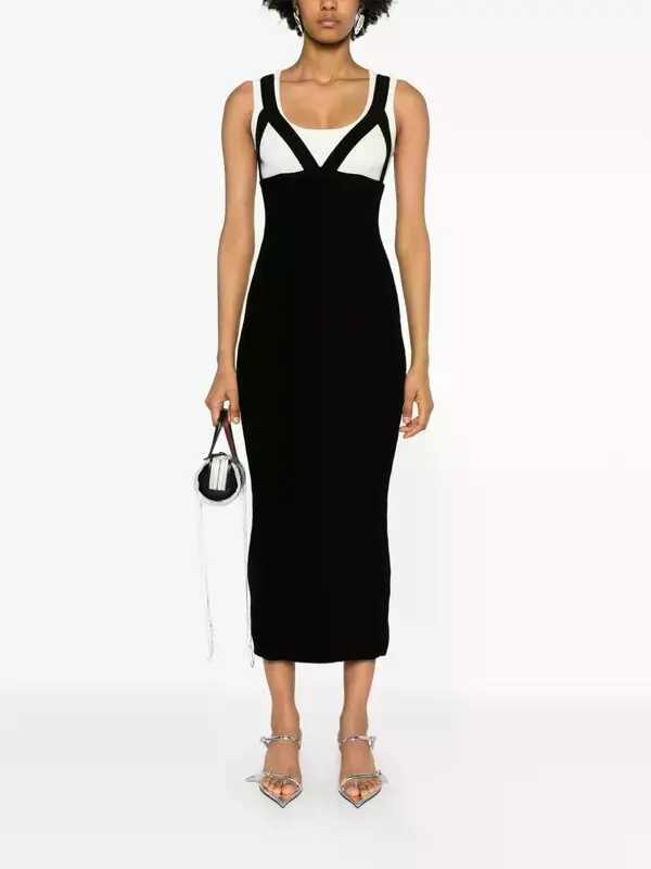JEAN PAUL GAULTIER Madone Ribbed-knit Dress