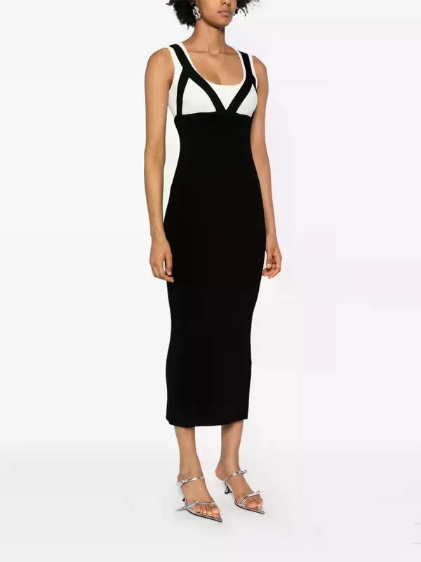 JEAN PAUL GAULTIER Madone Ribbed-knit Dress