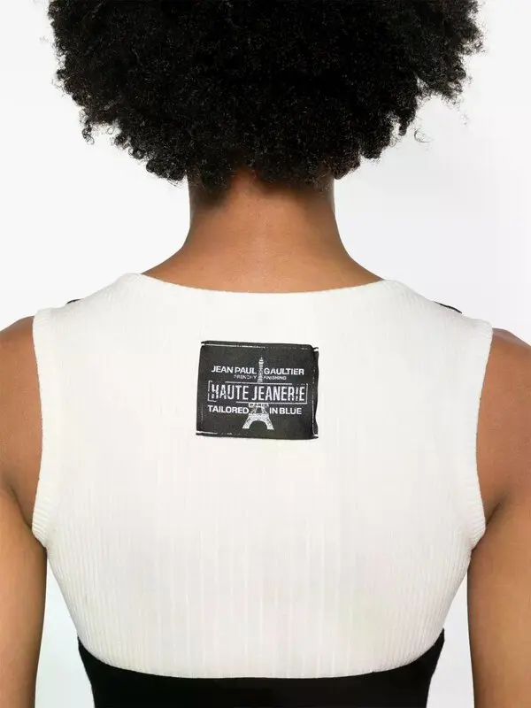 JEAN PAUL GAULTIER Madone Ribbed-knit Dress