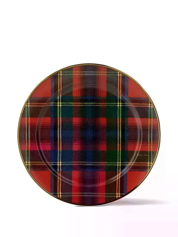 Ralph Lauren Alexander Tartan-patterned Charger Plate - Red