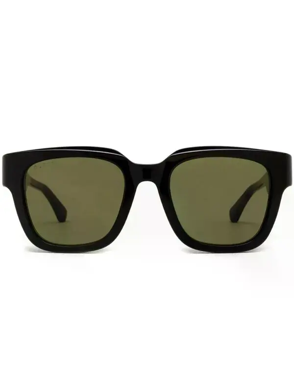 Gucci Square Frame Sunglasses - Brown