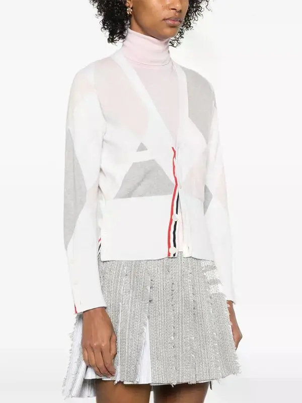 Thom Browne Argyle Intarsia Cashmere Jumper