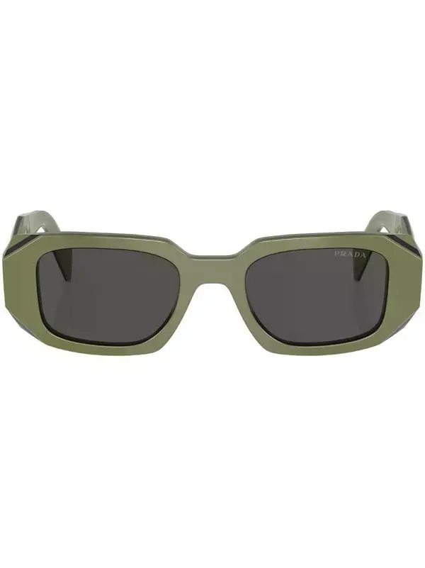 Prada Rectangle Frame Sunglasses - Green