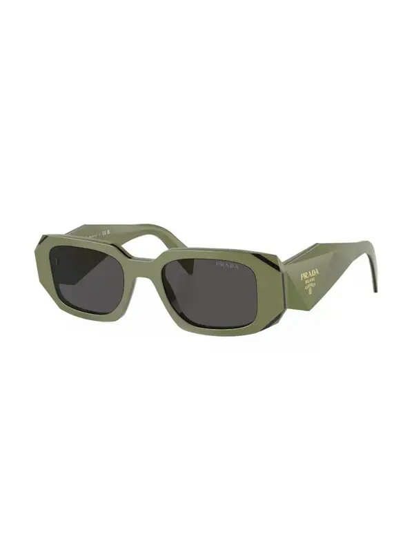 Prada Rectangle Frame Sunglasses - Green