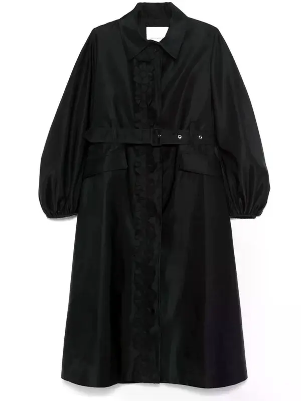 Cecilie Bahnsen Orah Trench Coat - Black