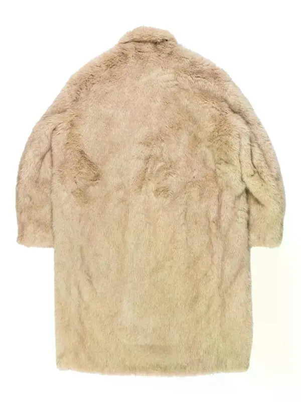 Balenciaga Faux Fur Double-breasted Coat